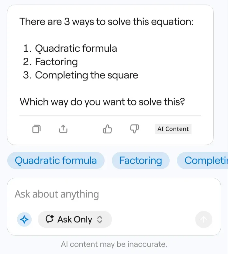 Goodnotes AI for Math – Goodnotes Support