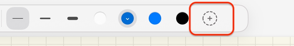 Hinzufügen von Farben zu den Stift- und Textmarker-Voreinstellungen ...