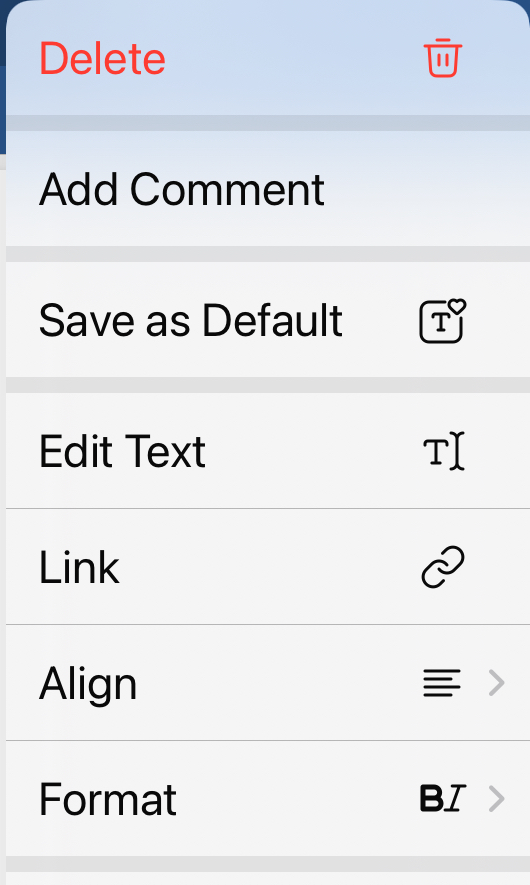 Type Movable text and Full page with the Text Tool – Goodnotes Support