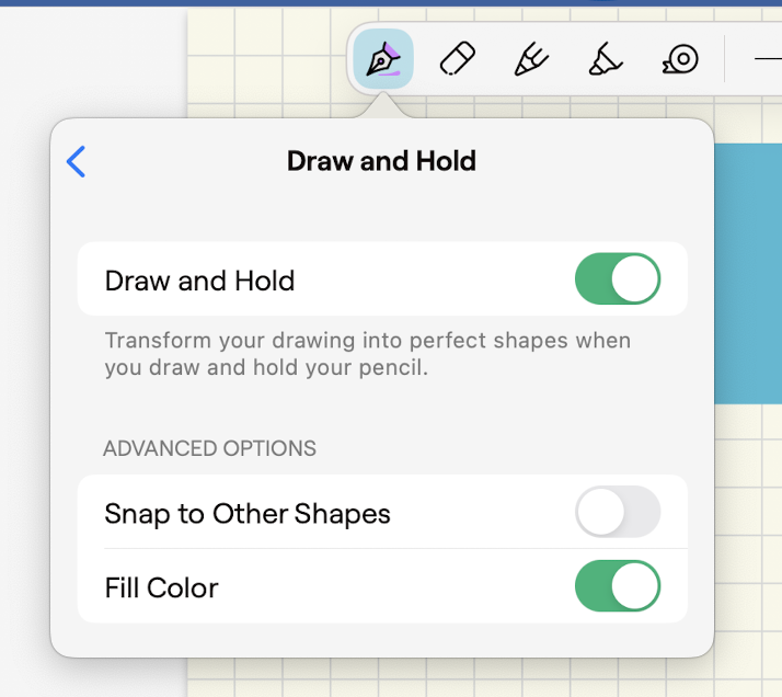 Draw perfect lines, curves, and shapes – Goodnotes Support