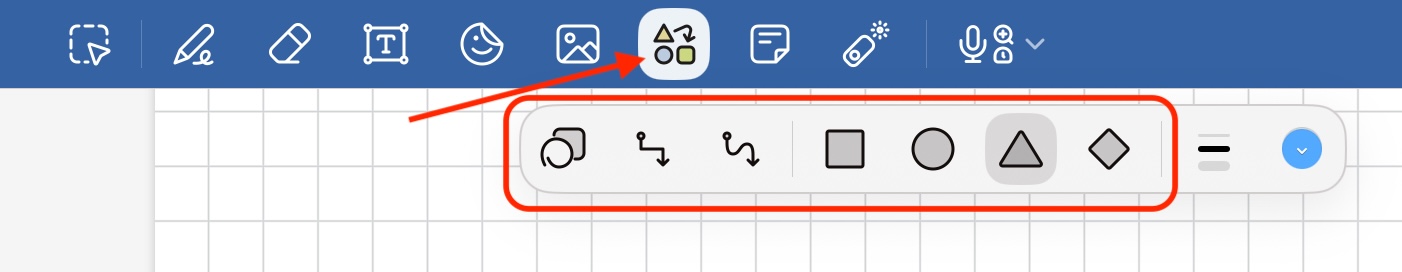 Draw perfect lines, curves, and shapes – Goodnotes Support