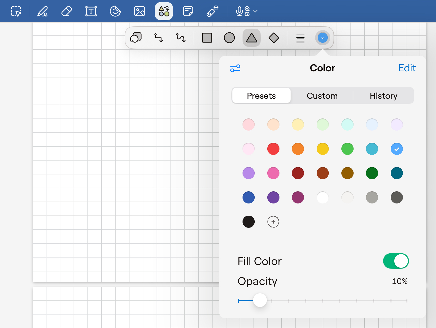 Draw perfect lines, curves, and shapes – Goodnotes Support