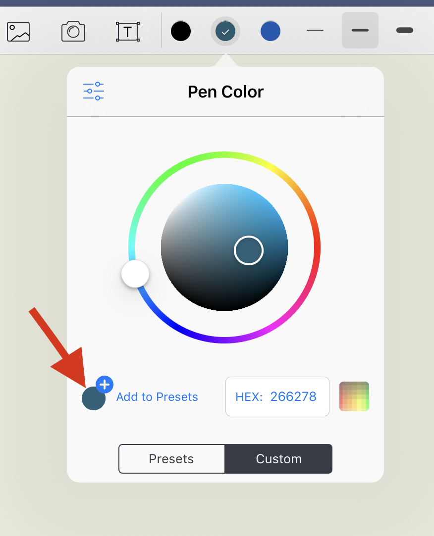  GoodNotes 5 Adding Colors To The Pen And Highlighter Presets 