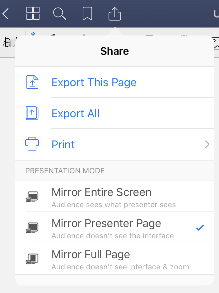Presentation Mode – Goodnotes Support